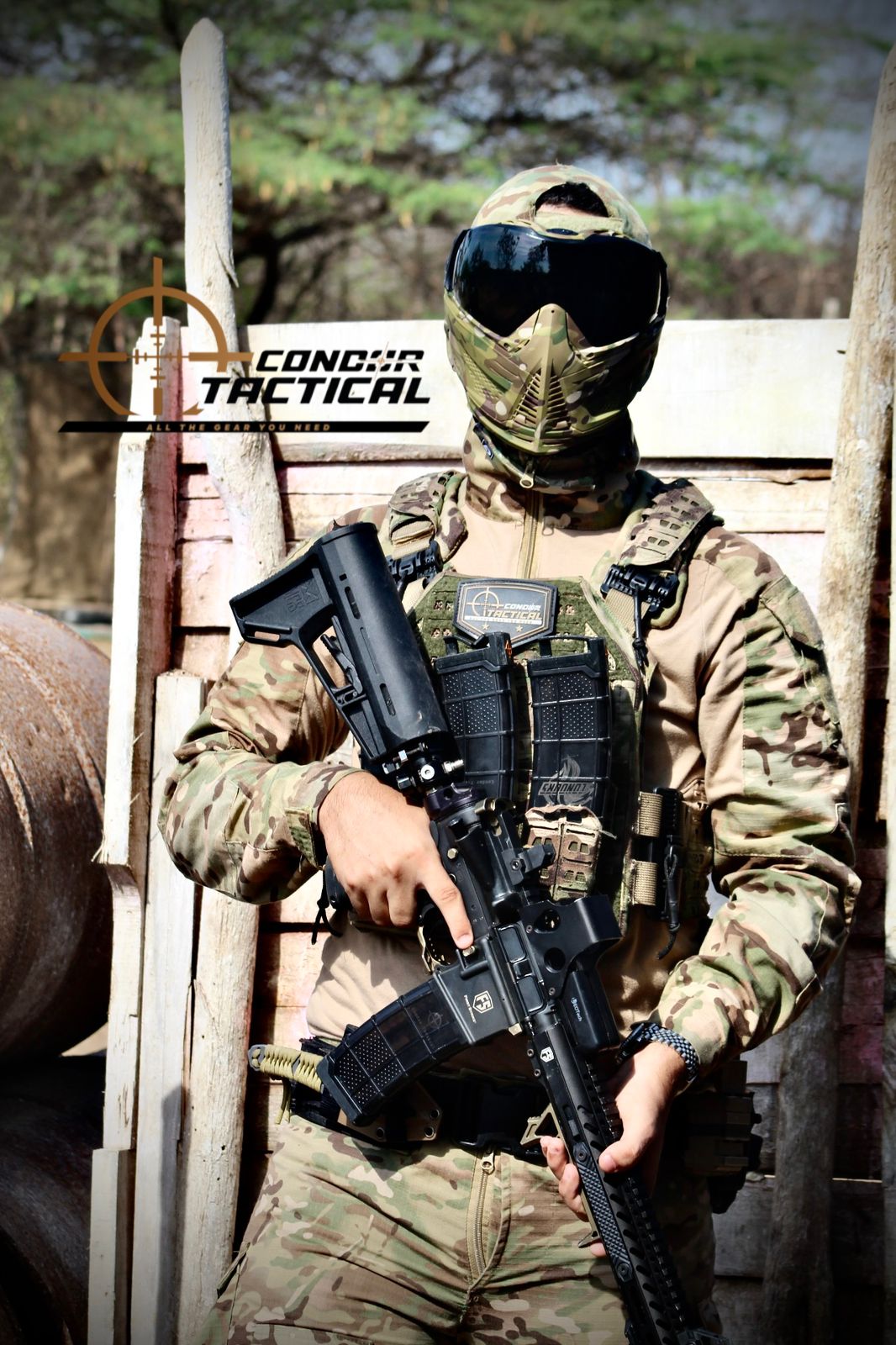 Push Unite Multicam XL/Lente Negro/Marco y Barbilla Multicam ...