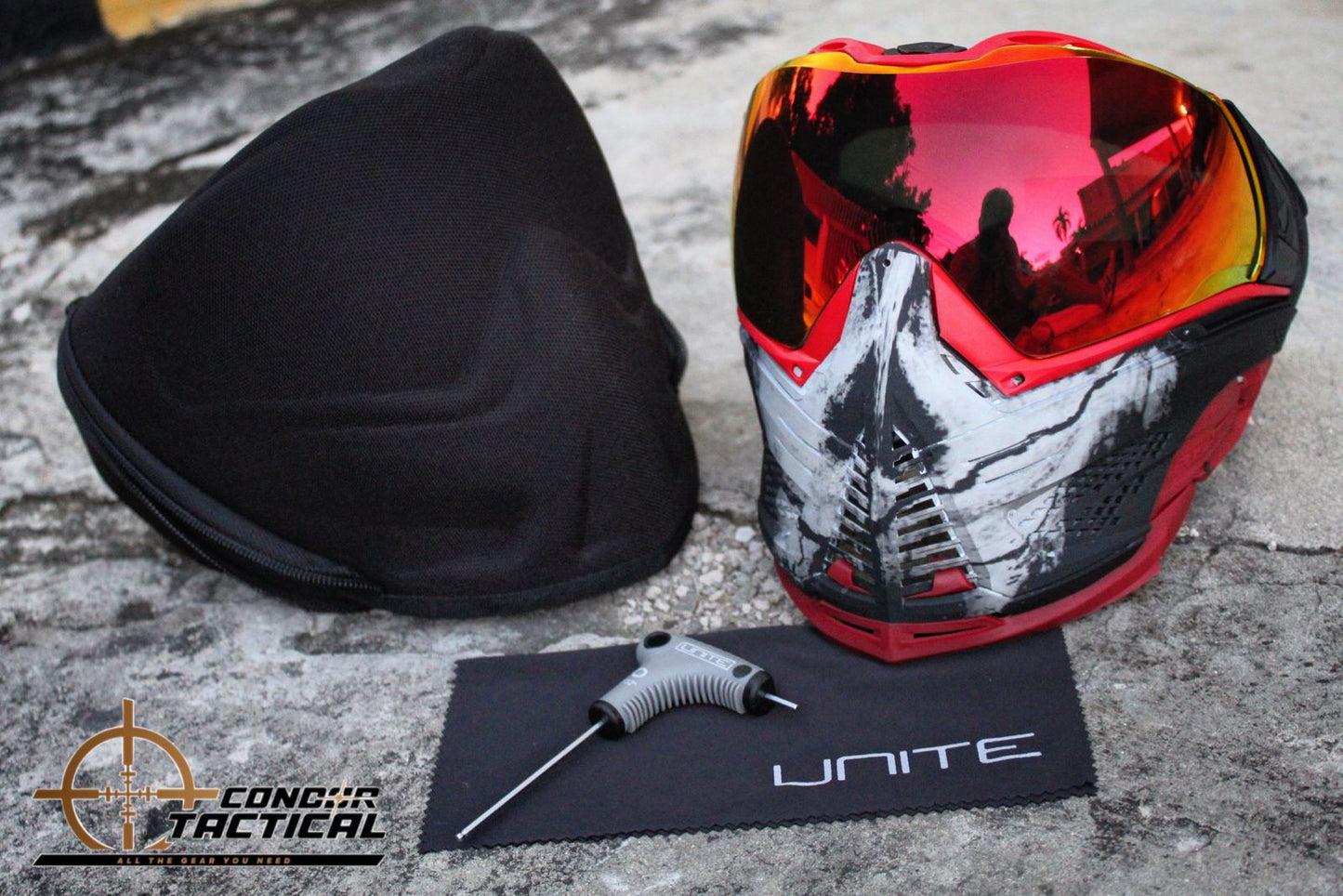 Push Unite Skull Red Fire XL – Condortactical
