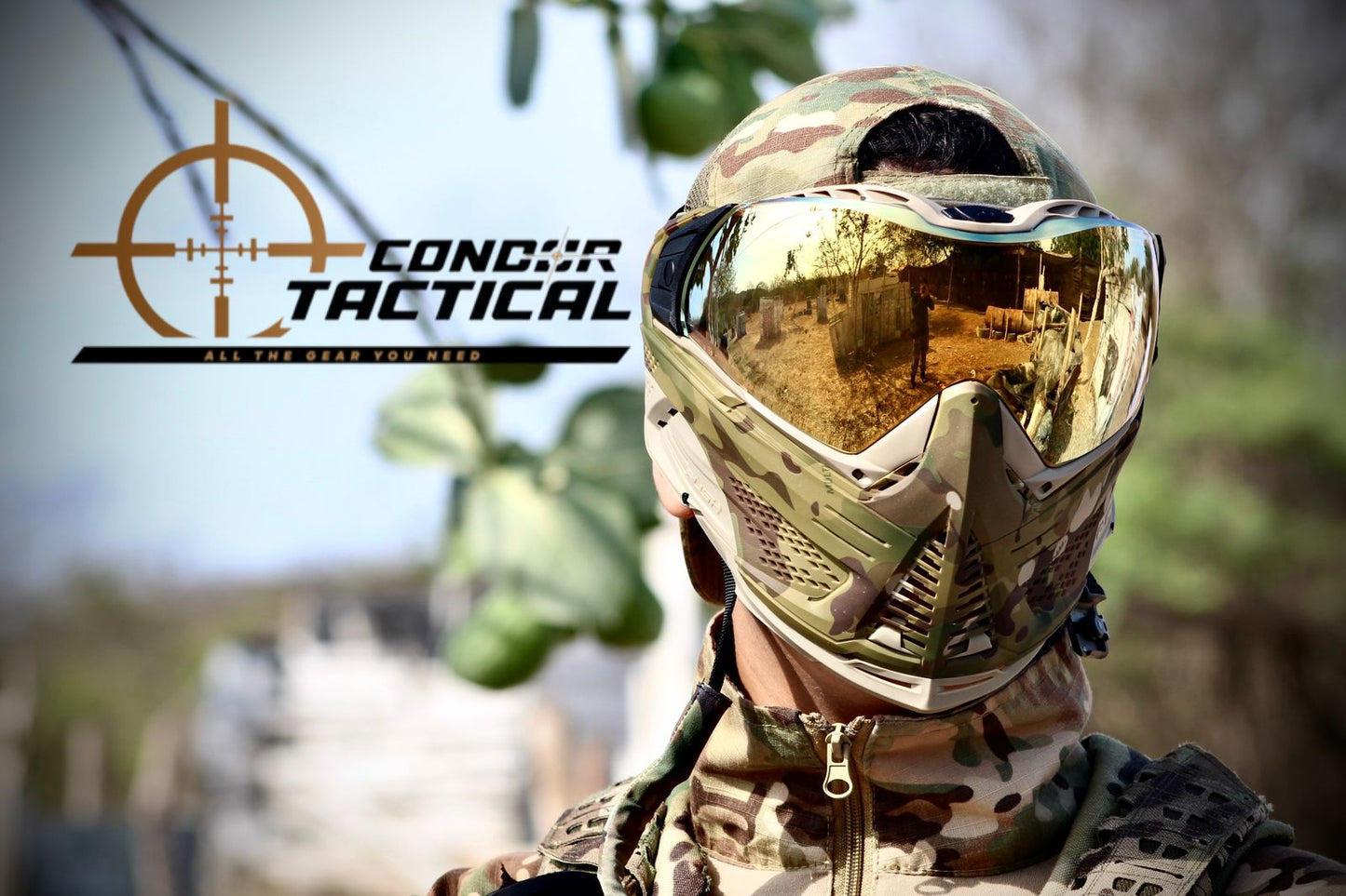 Push Unite Multicam XL/Lente Dorado/Marco y Barbilla Tan – Condortactical